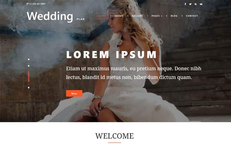 Wedding CSS Templates - TOO CSS